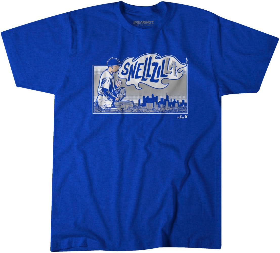 Blake Snell Snellzilla Shirt Los Angeles Mlbpa Licensed Breakingt 3237