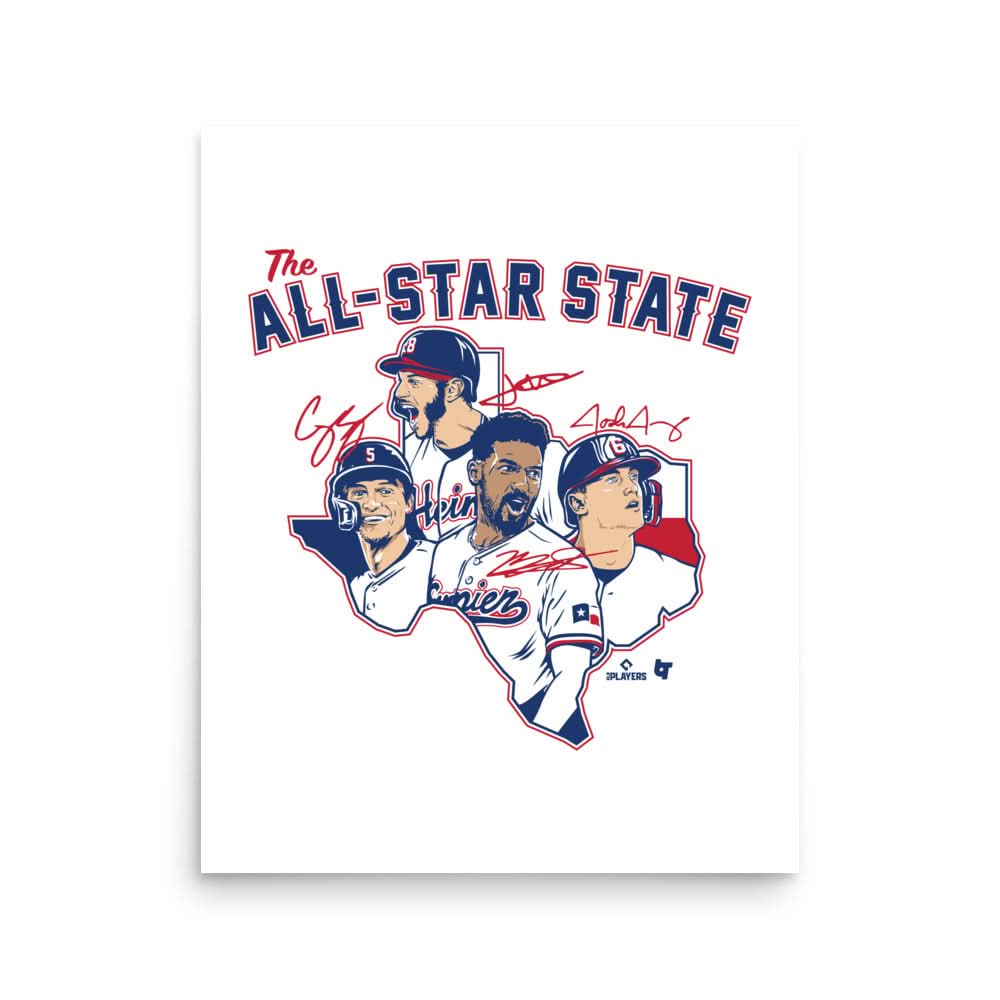 Texas: The All-Star State Art Print – BreakingT