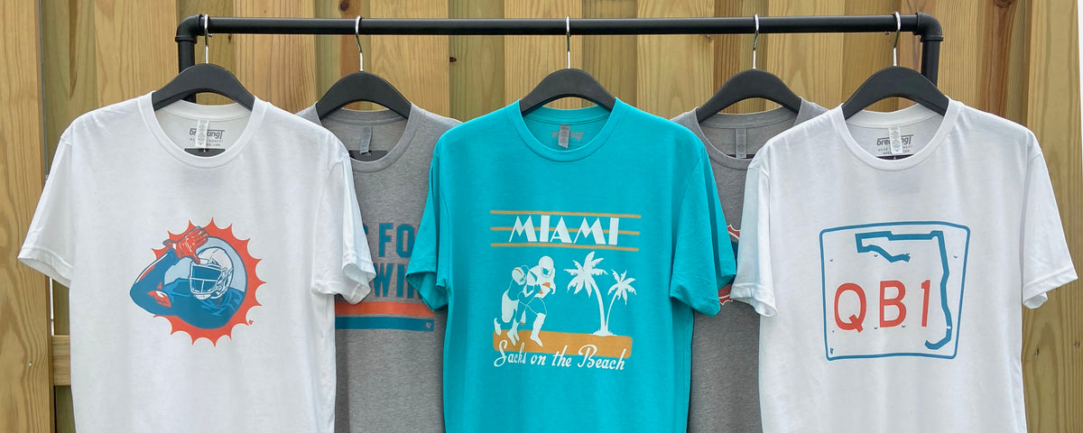 Miami Football Shirts, Hoodies, Apparel - NFLPA Licensed - BreakingT