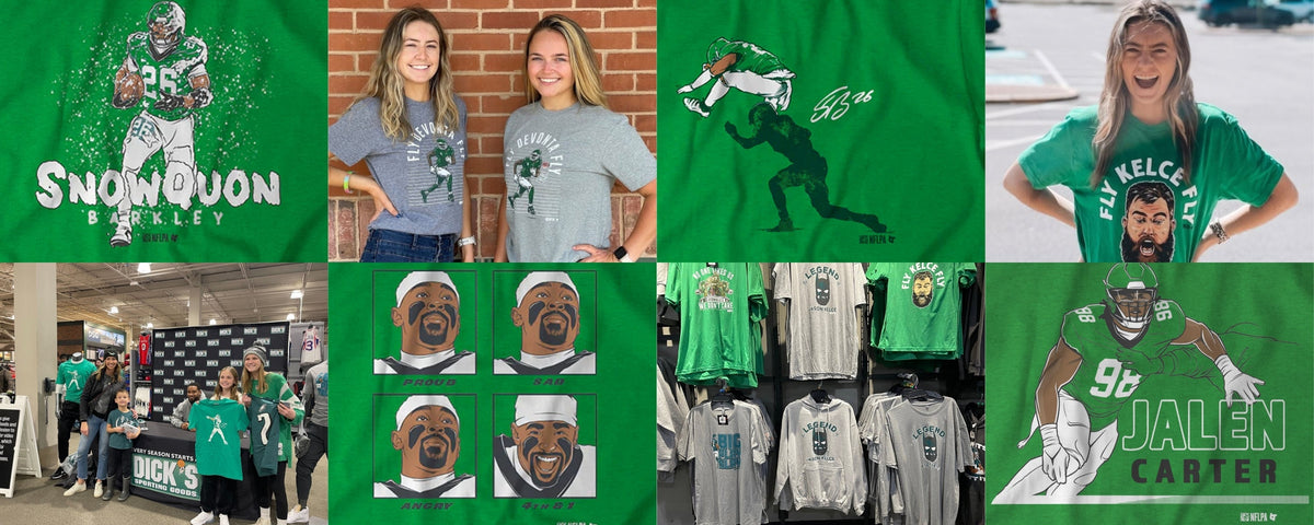 Philadelphia Football Shirts, Apparel - NFLPA Licensed - BreakingT