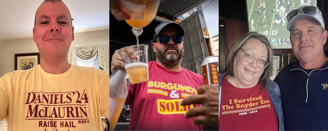 Washington Football Shirts, Fan Gear - NFLPA Licensed - BreakingT