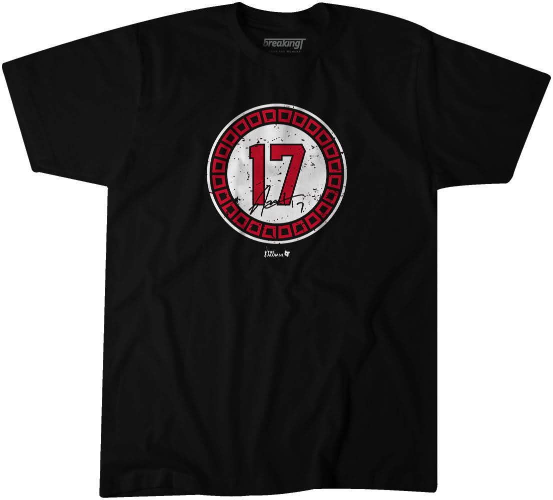 Rod Brind'Amour Number 17 Shirt, Carolina - NHLAA Licensed - BreakingT