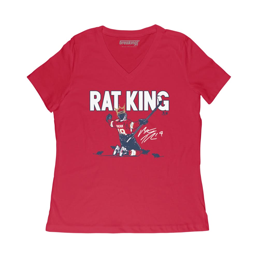 Matthew Tkachuk Rat King T-Shirt, Florida - NHLPA Licensed - BreakingT