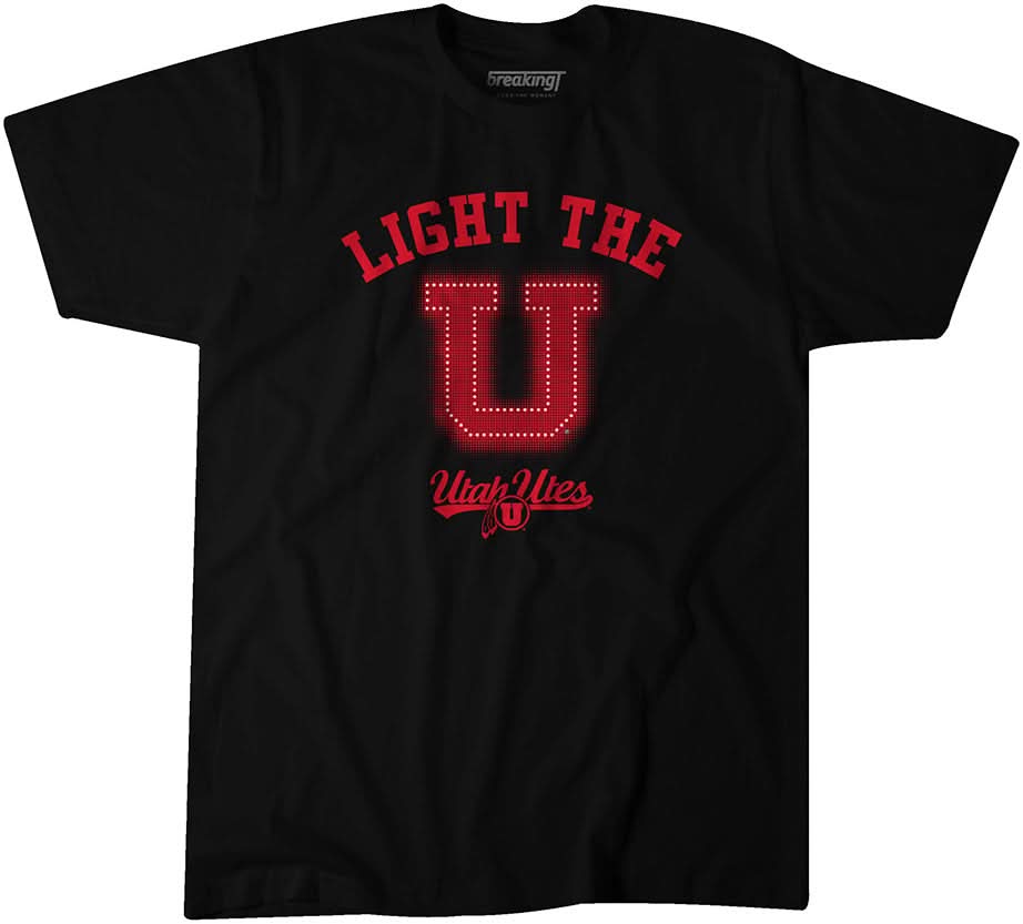 Utah Utes: Light the U Shirt - Officially Utah Licensed - BreakingT