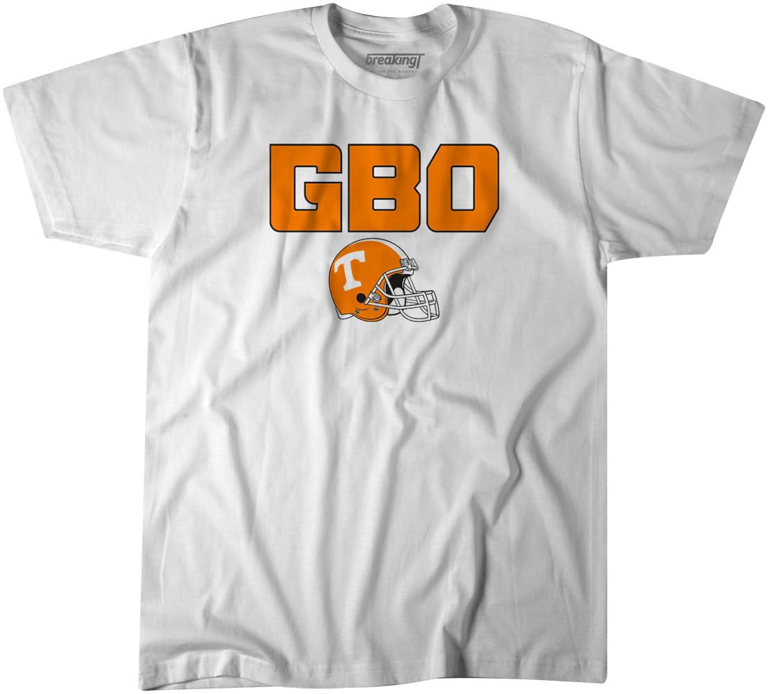 Go Big Orange Helmets Shirt - Tennessee Football Licensed - BreakingT