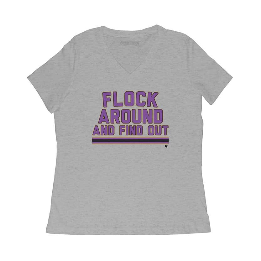 Baltimore: Flock Around And Find Out T-Shirt | Baltimore Pro Football ...