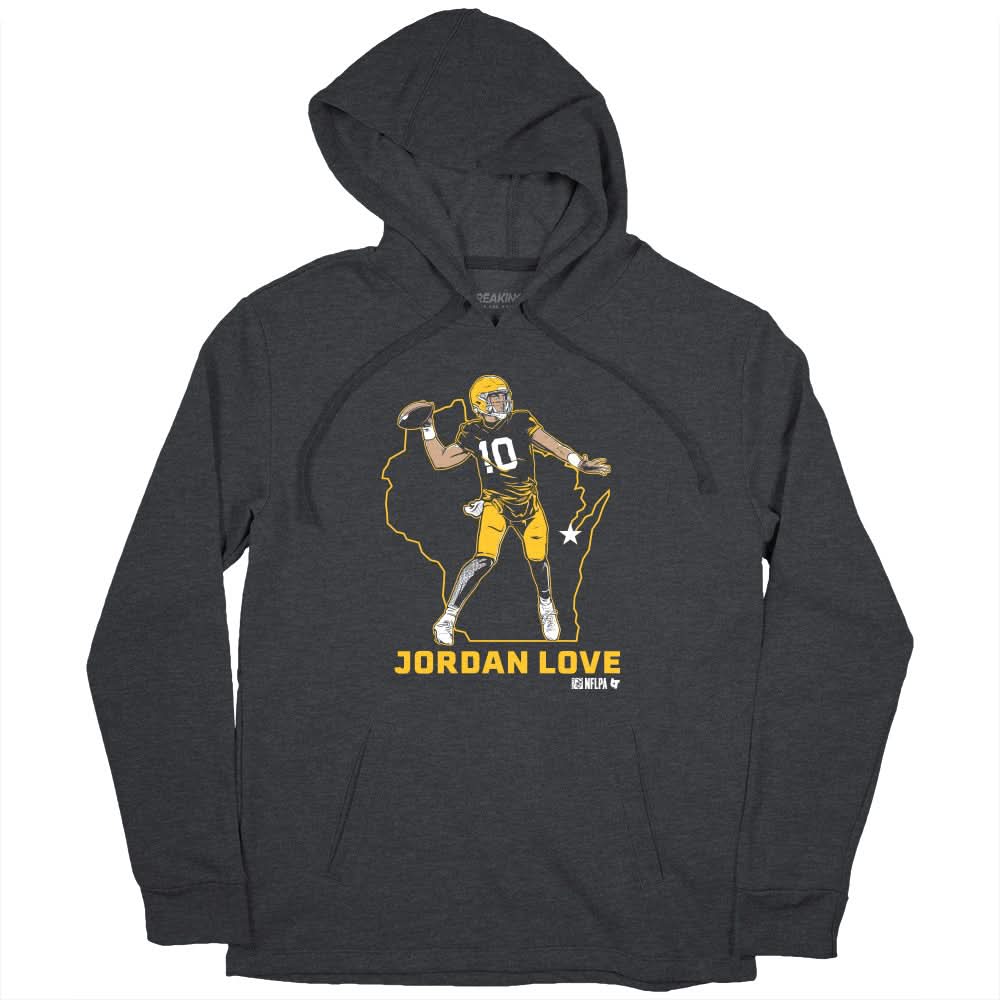 Jordan Love: State Star Shirt, Green Bay - NFLPA Licensed - BreakingT