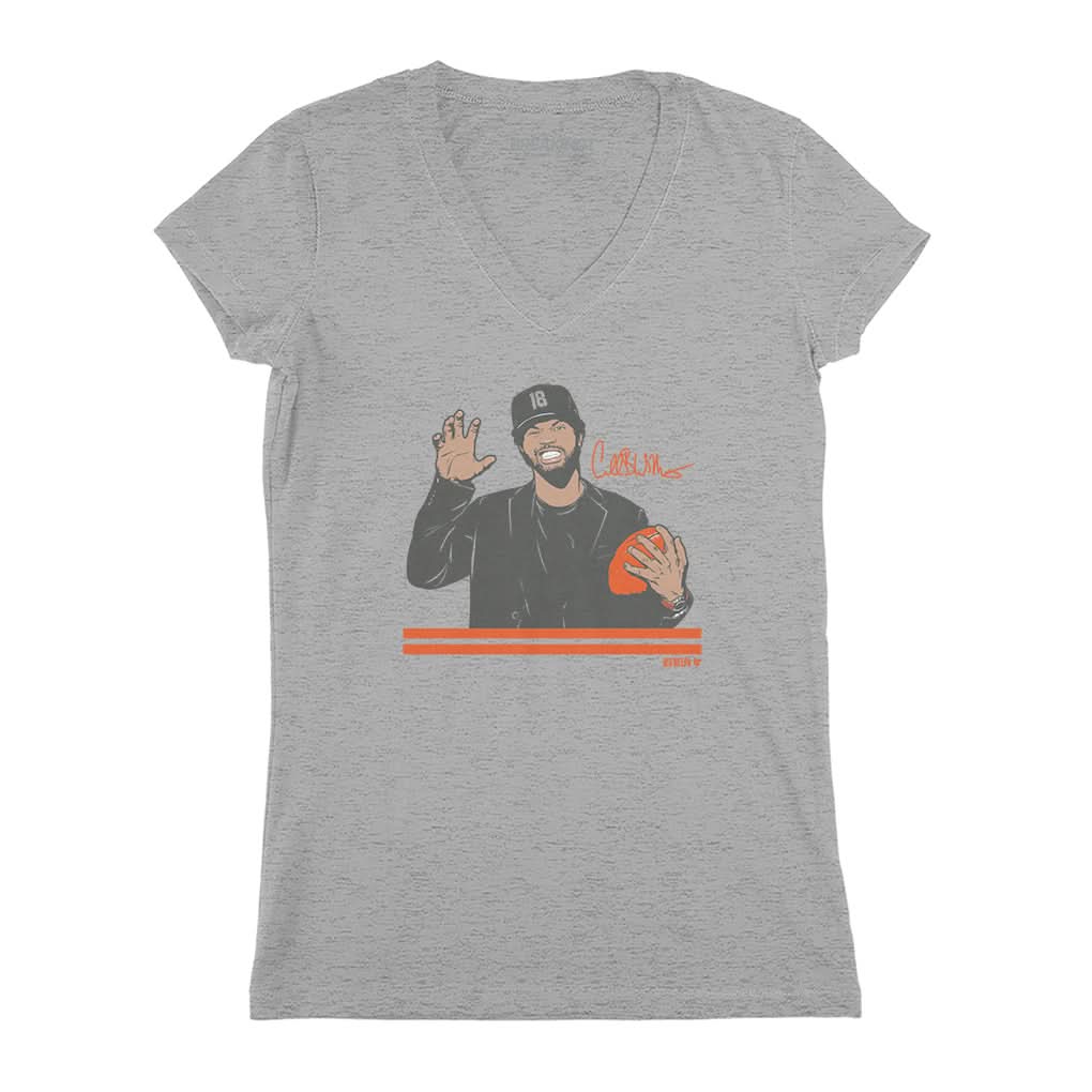 Caleb Williams: Claw Pose Shirt, Chicago - NFLPA Licensed - BreakingT