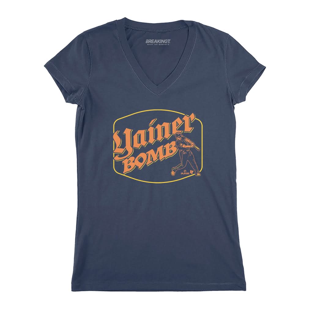 Yainer Diaz: Yainer Bomb Shirt, Houston - MLBPA Licensed - BreakingT