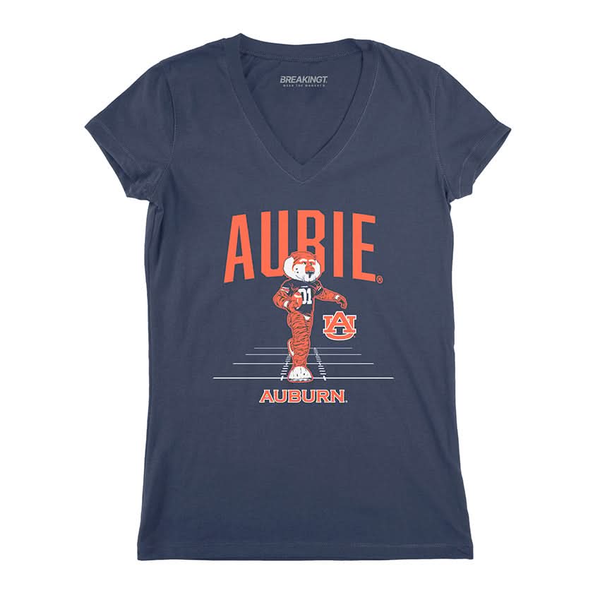 Auburn Football: Aubie Mascot Shirt - Auburn Licensed - BreakingT