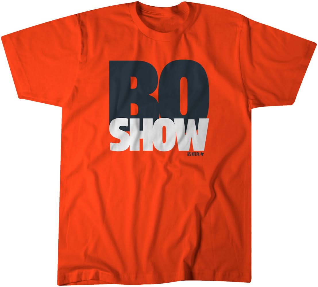 Bo Nix: The Bo Show Shirt, Denver Football - NFLPA Licensed -BreakingT