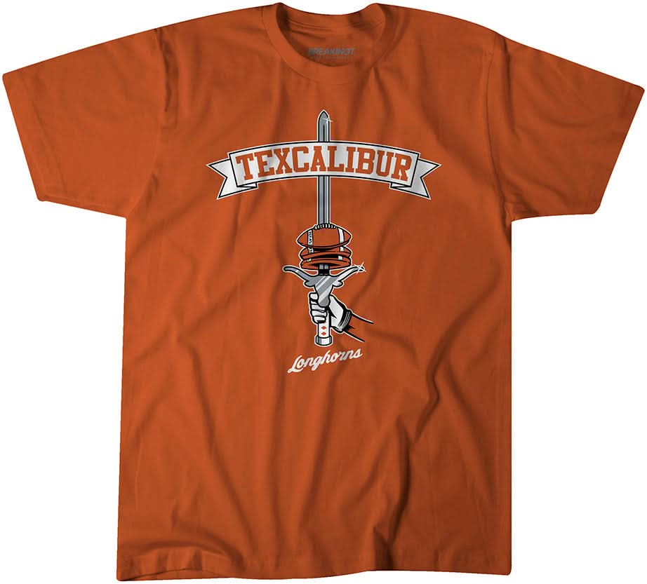 Texas Football: Texcalibur Shirt - Officially UT Licensed - BreakingT