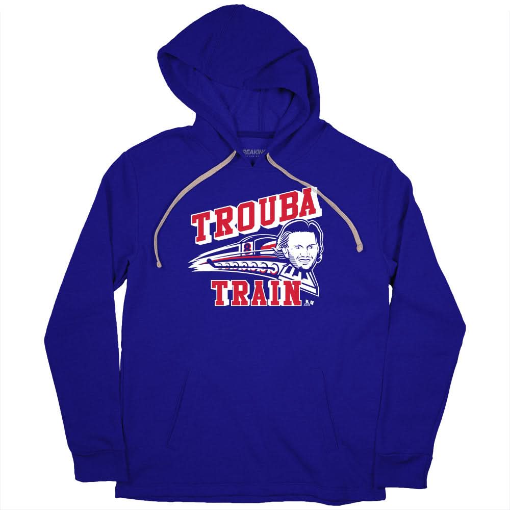 Jacob Trouba Train Shirt, New York Hockey - NHLPA Licensed -BreakingT