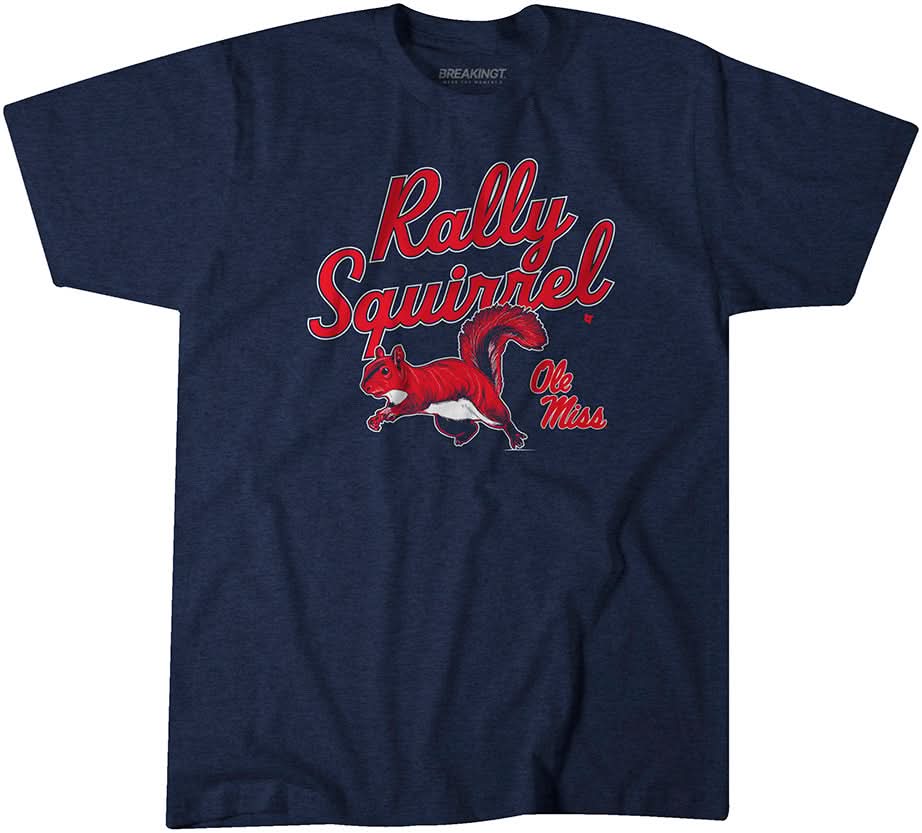 Ole Miss Football Squirrel Licensed T-Shirt - BreakingT