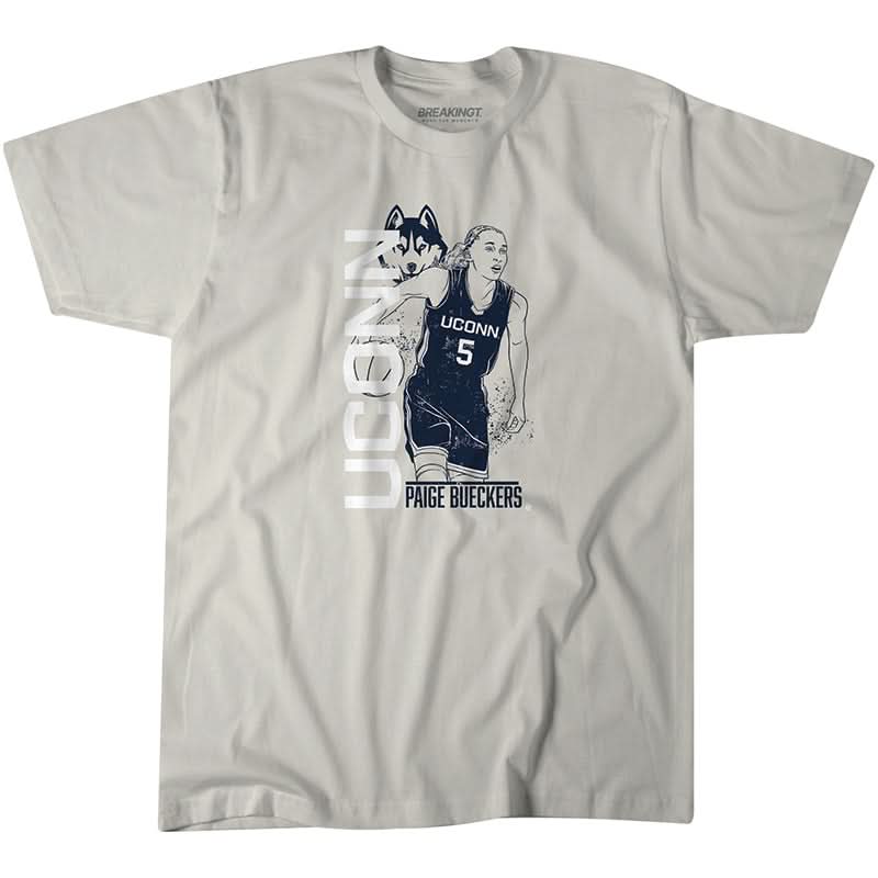 UConn Basketball: Paige Bueckers Vertical Layer Shirt - UConn + NIL ...
