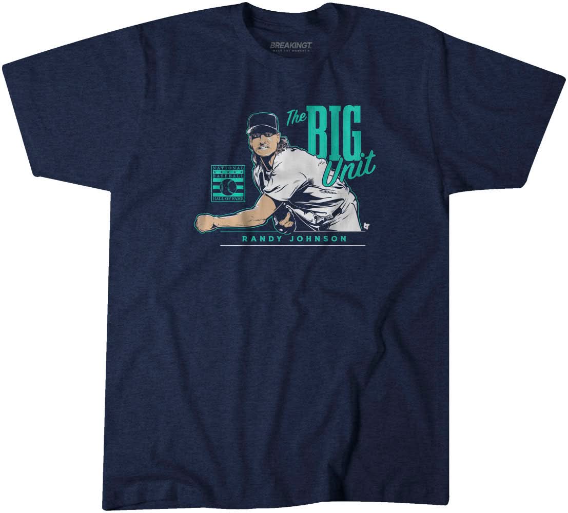 Randy Johnson: The Big Unit Shirt, Seattle - NBHOF Licensed -BreakingT