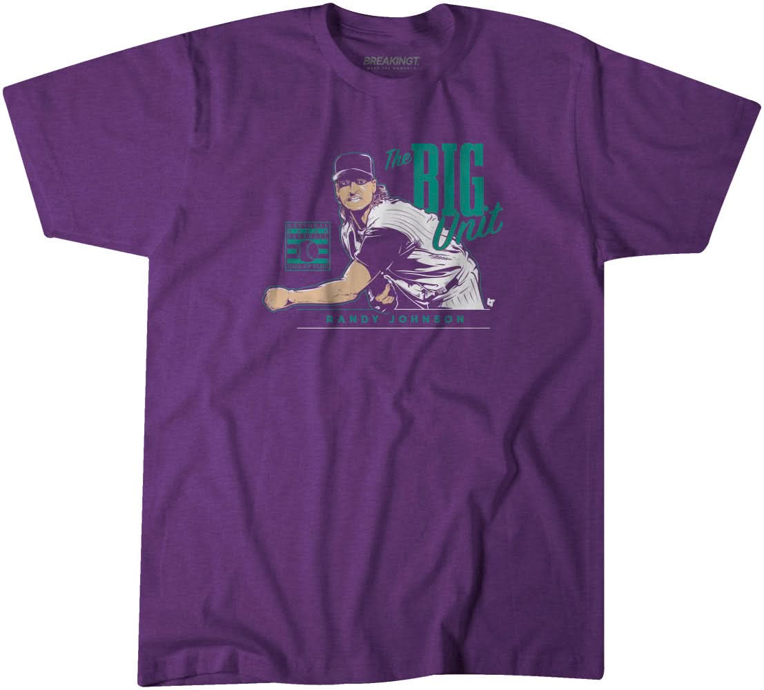 Randy Johnson: The Big Unit Shirt, Arizona - NBHOF Licensed -BreakingT