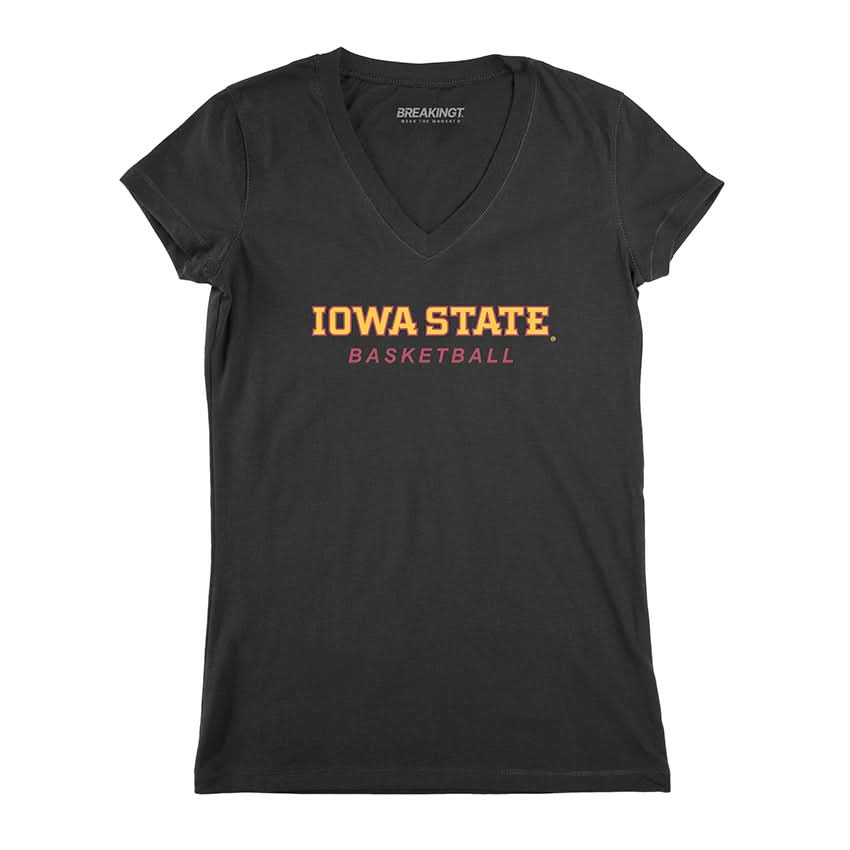 Iowa State Basketball: Logo Stack Shirt - ISU Licensed - BreakingT