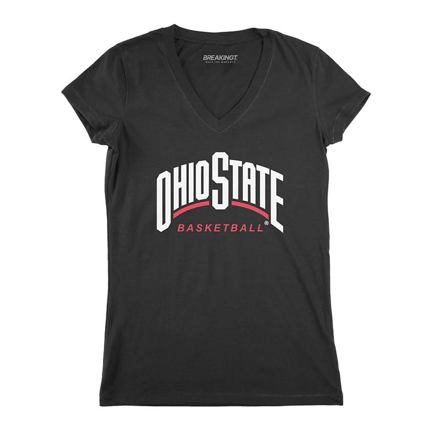 Ohio State Basketball: Logo Stack Shirt - OSU Licensed - BreakingT