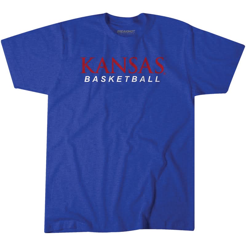Kansas Basketball: Logo Stack Shirt - KU Licensed - BreakingT