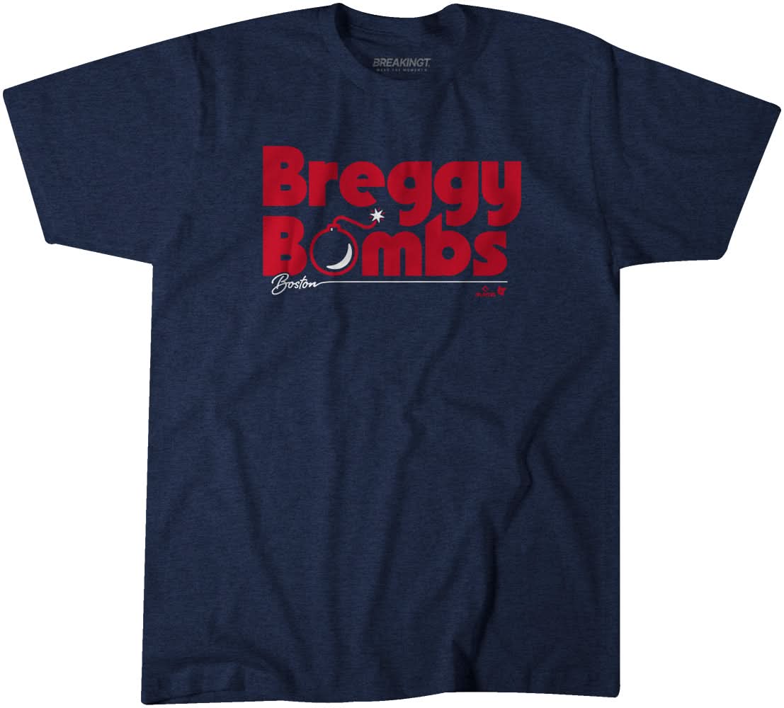 Alex Bregman: Breggy Bombs Shirt, Boston - MLBPA Licensed - BreakingT