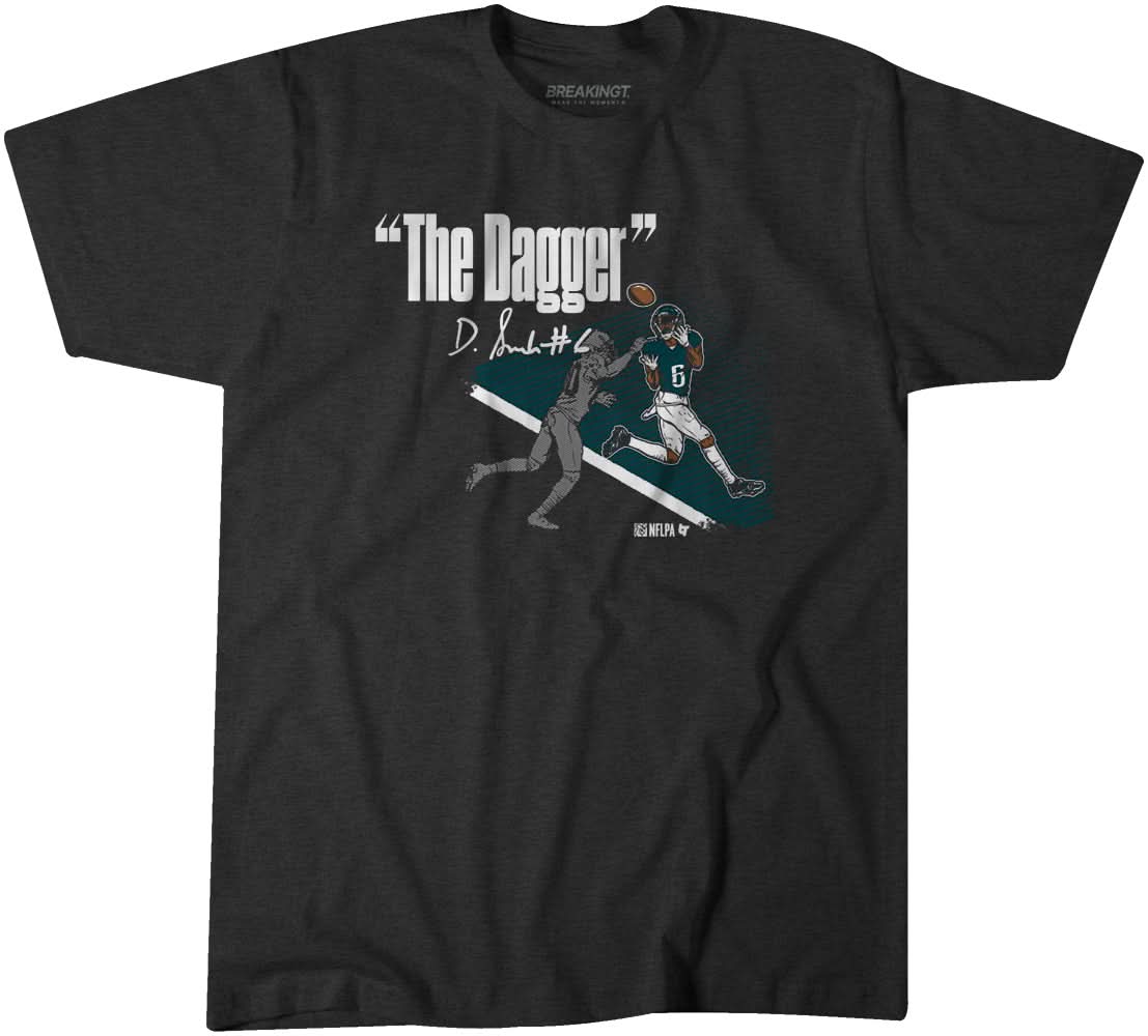 DeVonta Smith: The Dagger Shirt, Philly Champs - NFLPA x BreakingT
