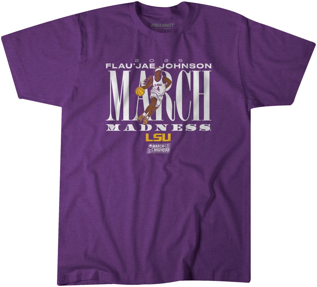 LSU Basketball: Flau'jae Johnson March Madness Shirt - BreakingT