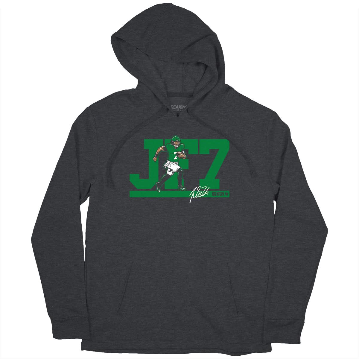 Justin Fields: JF7 Shirt, New York - NFLPA Licensed - BreakingT