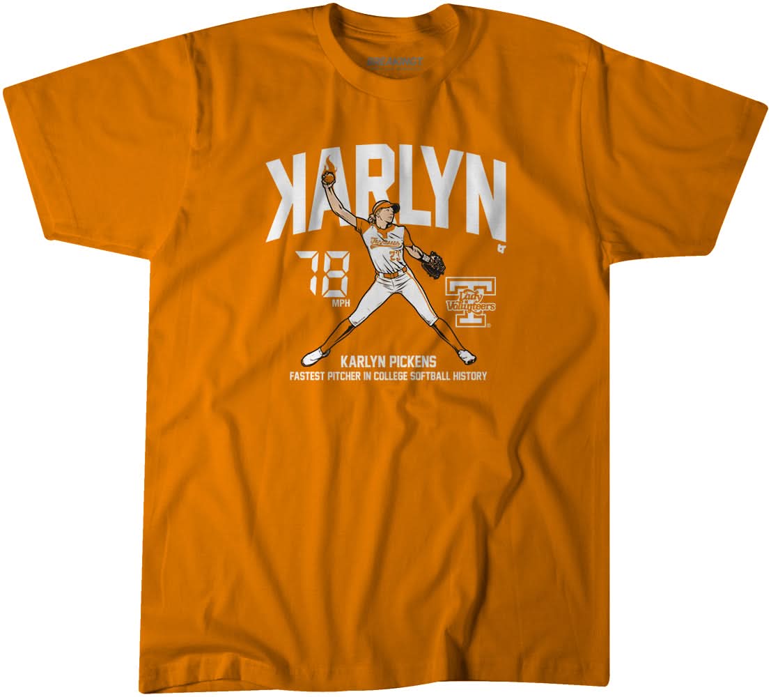 Tennessee Softball Karlyn Pickens Shirt - UT & NIL Licensed -BreakingT
