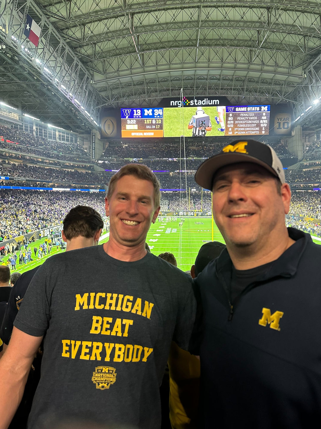 Michigan Beat Everybody National Champs Shirt - UM Licensed -BreakingT