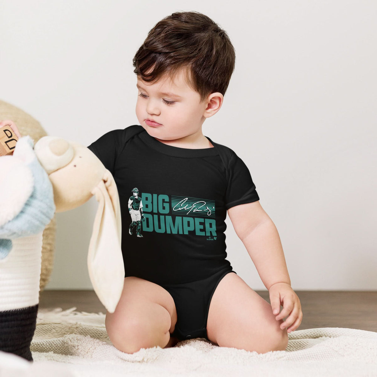 Cal Raleigh: Big Dumper Baby One Piece – BreakingT