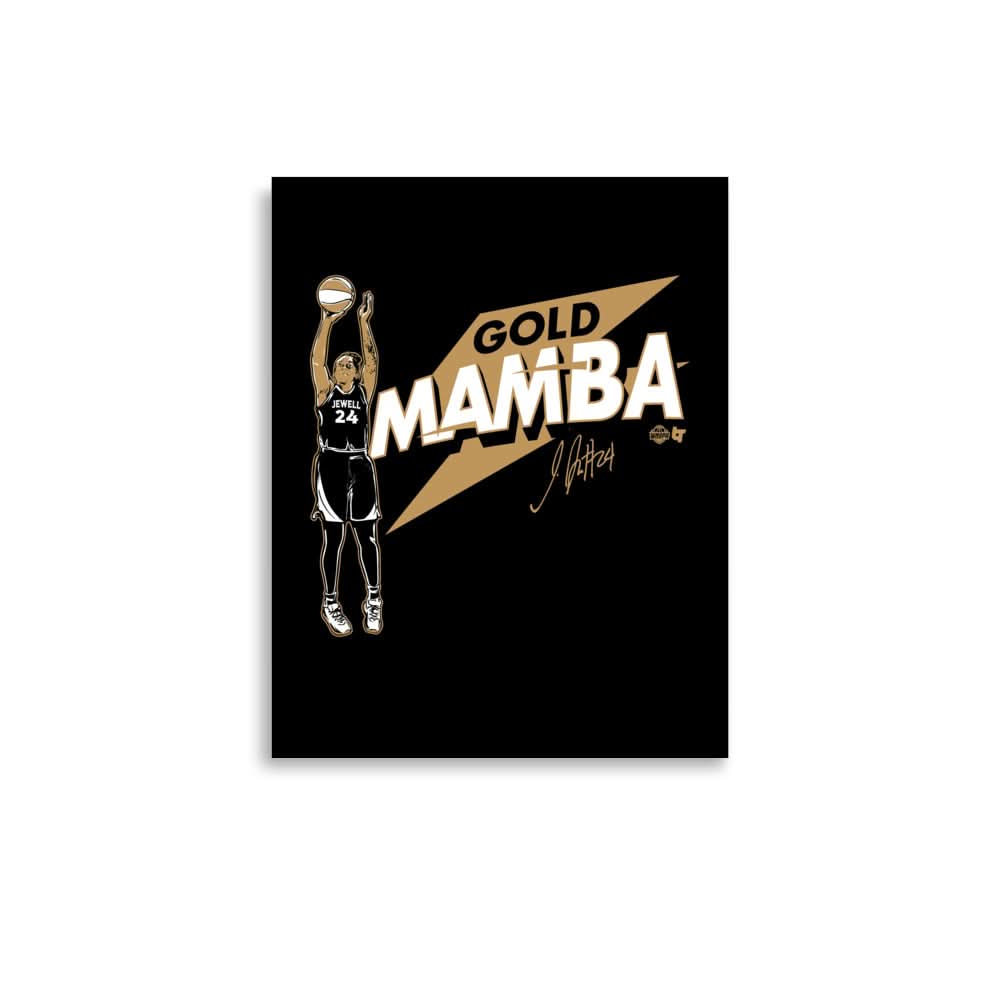 Jewell Loyd: Vegas Gold Mamba Art Print – BreakingT