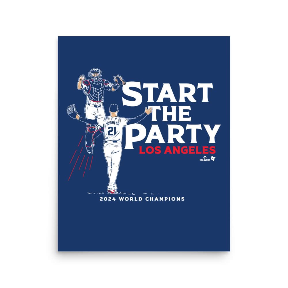 Walker Buehler & Will Smith: Start the Party Los Angeles Art Print ...
