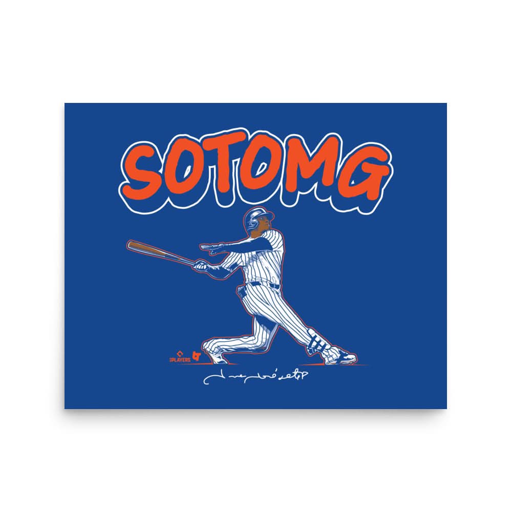 Juan Soto: SotOMG Art Print – BreakingT