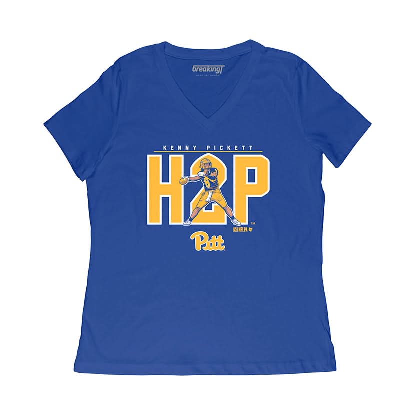 Kenny Pickett H2P Shirt + Hoodie - NFLPA + Pitt Licensed - BreakingT