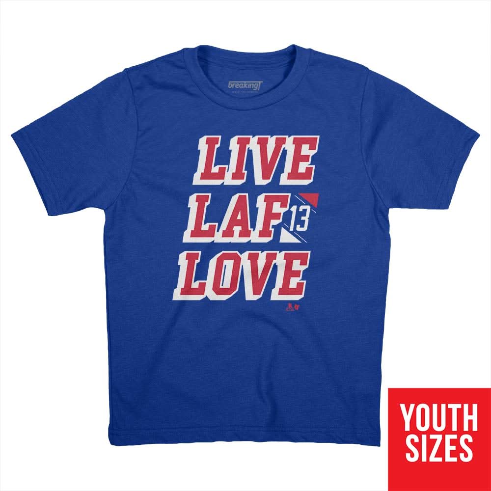 Alexis Lafreniere: Live Laf Love Shirt+Hoodie, NYC - NHLPA - BreakingT
