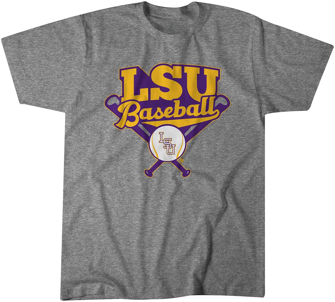 LSU Baseball Shirt + Hoodie - Officially LSU Licensed - BreakingT