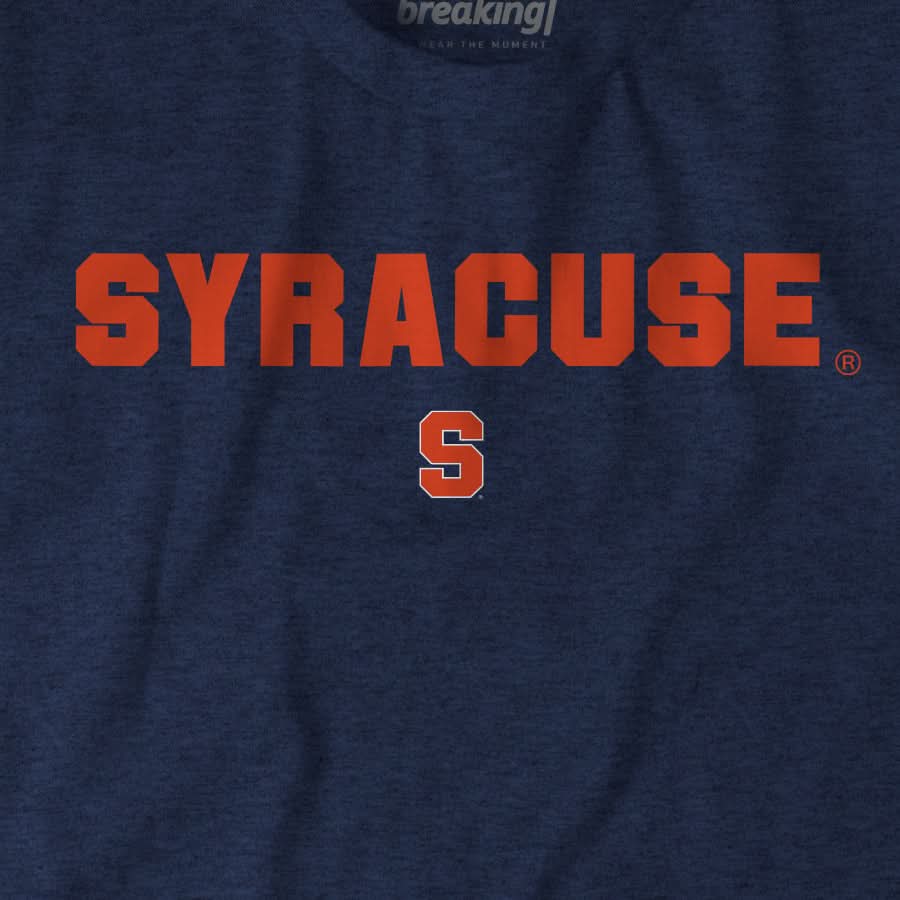 Syracuse Orange: Wordmark Shirt - Syracuse Licensed - BreakingT