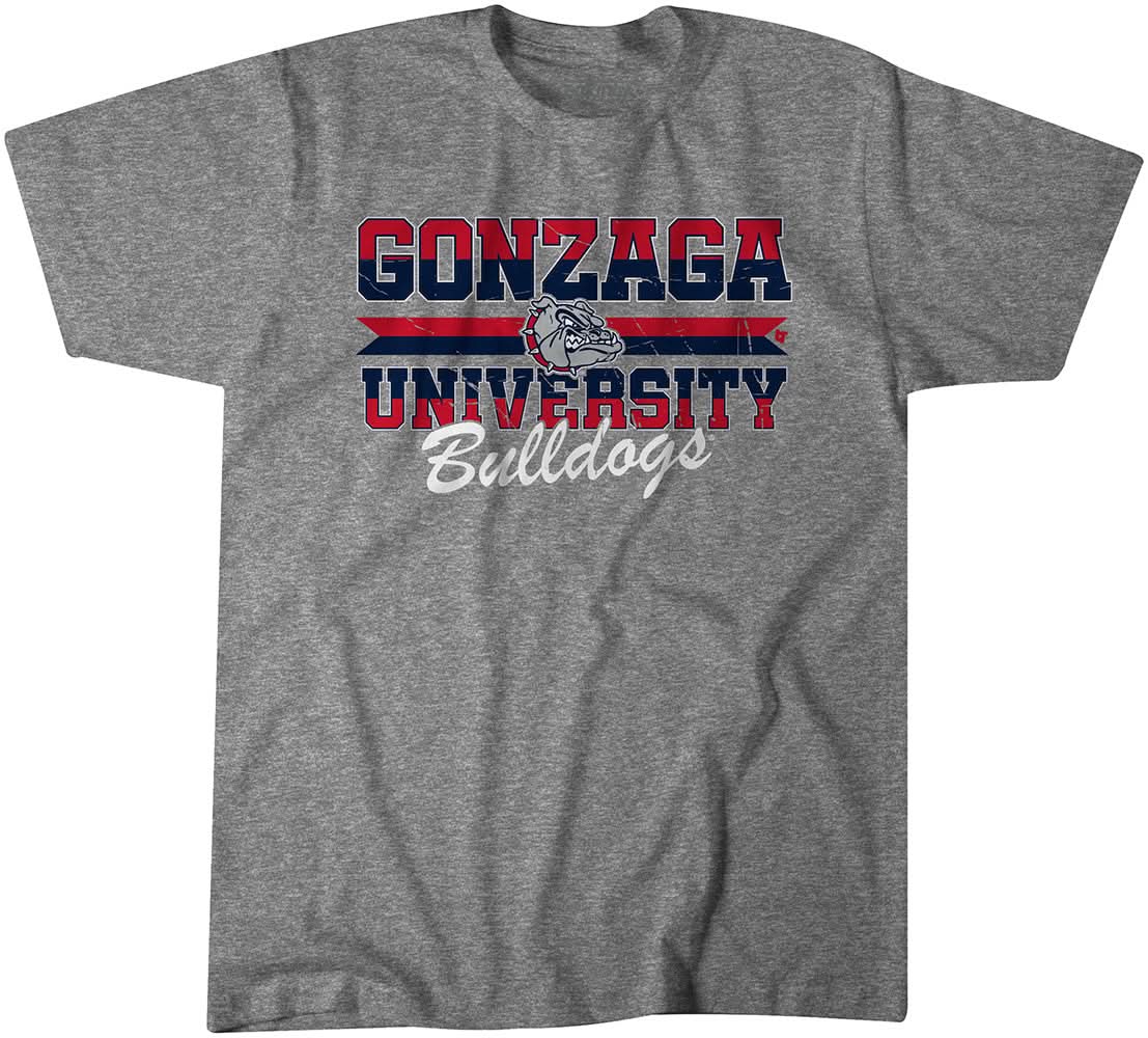 Gonzaga University Throwback Shirt - Gonzaga Licensed -BreakingT