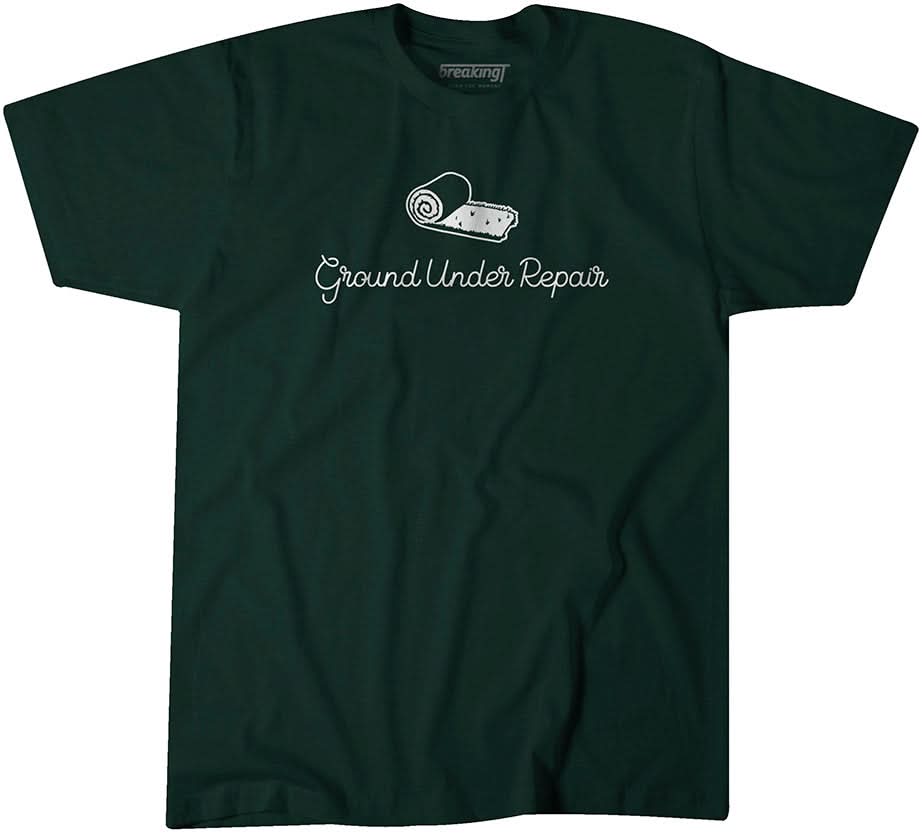 Ground Under Repair Script Logo Shirt + Hoodie - GUR Designs + BreakingT