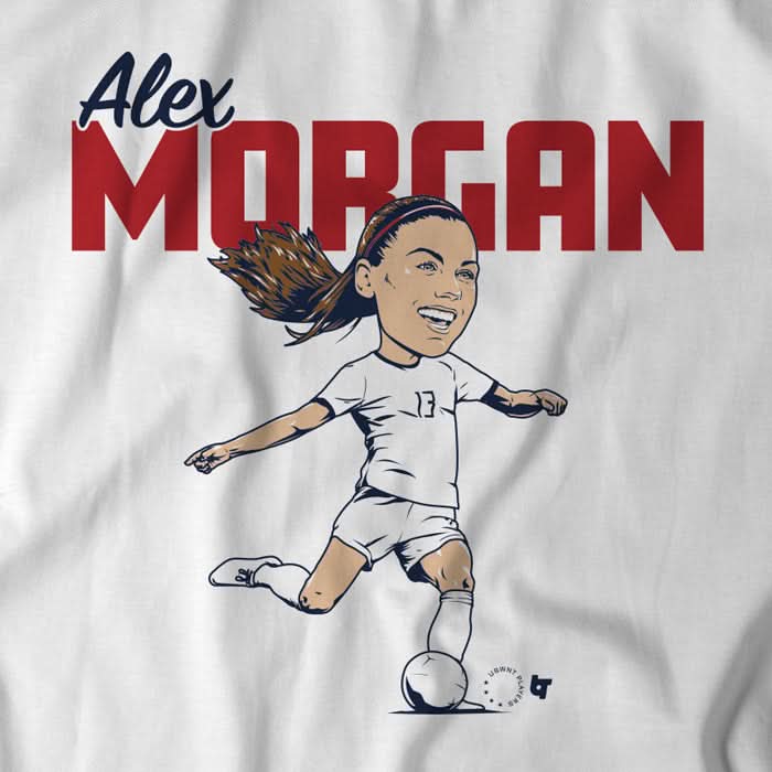 Alex Morgan: Caricature - USWNT Licensed - BreakingT