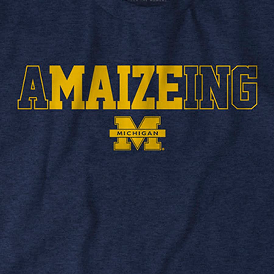 Michigan Football: a-MAIZE-ing Shirt - Michigan Licensed - BreakingT