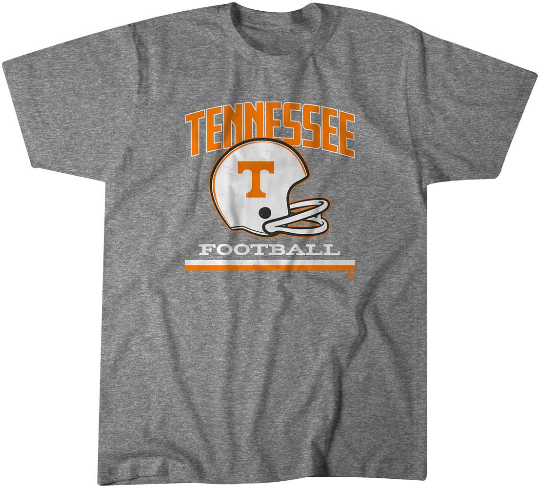 Tennessee: Vintage Football Helmet Shirt - UTK Licensed -BreakingT