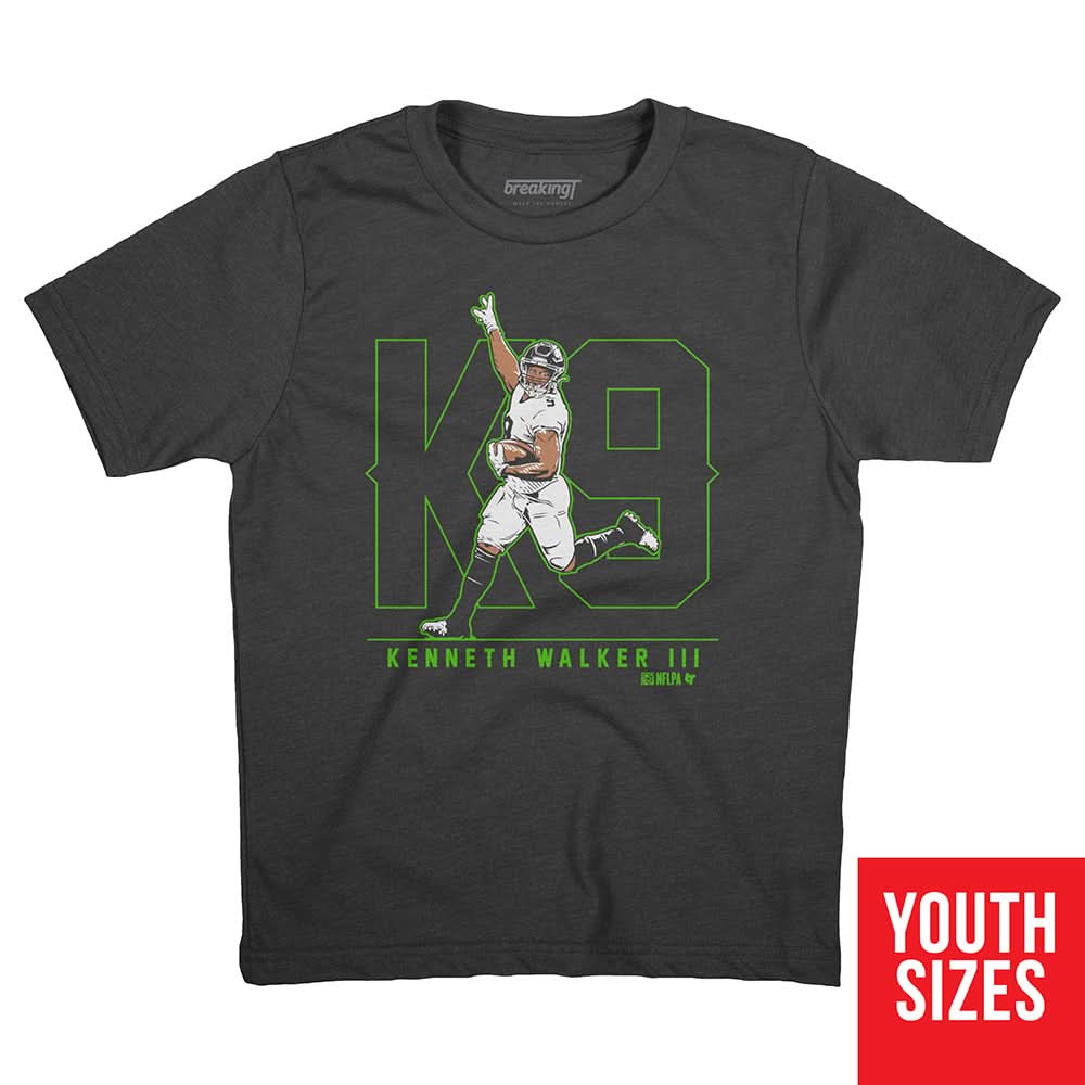 Kenneth Walker III: K9 Shirt, Seattle - NFLPA Licensed - BreakingT
