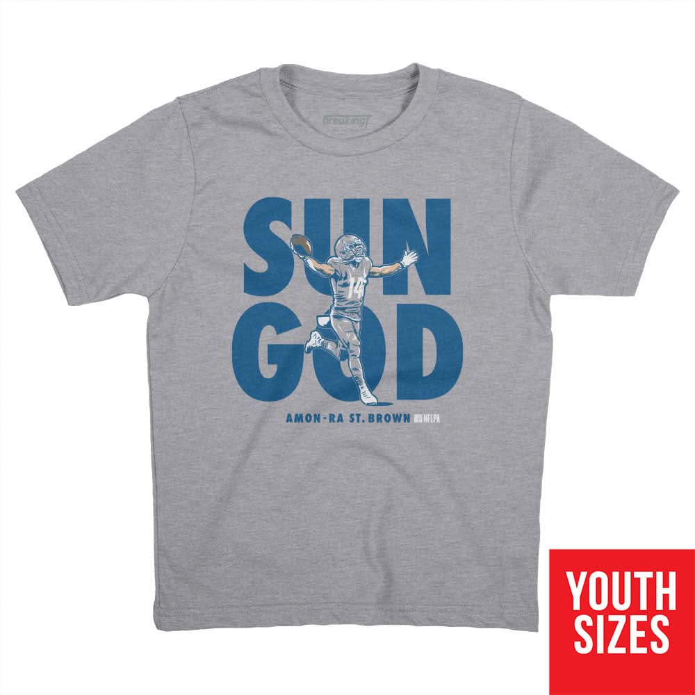 Amon-Ra St. Brown: Sun God Shirt + Hoodie - NFLPA Licensed - BreakingT