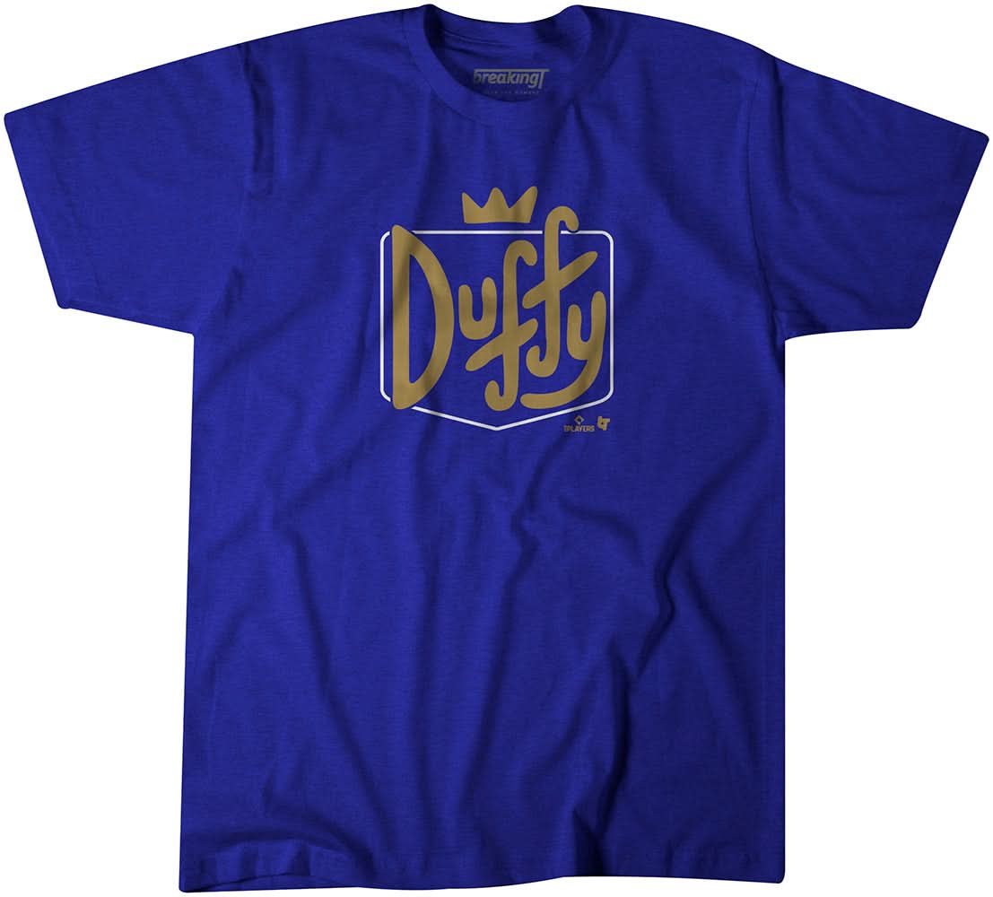 Danny Duffy Salute Shirt + Hoodie, KC - MLBPA Licensed - BreakingT