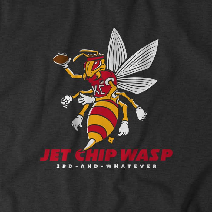 Jet Chip Wasp Shirt - Kansas City Football - BreakingT