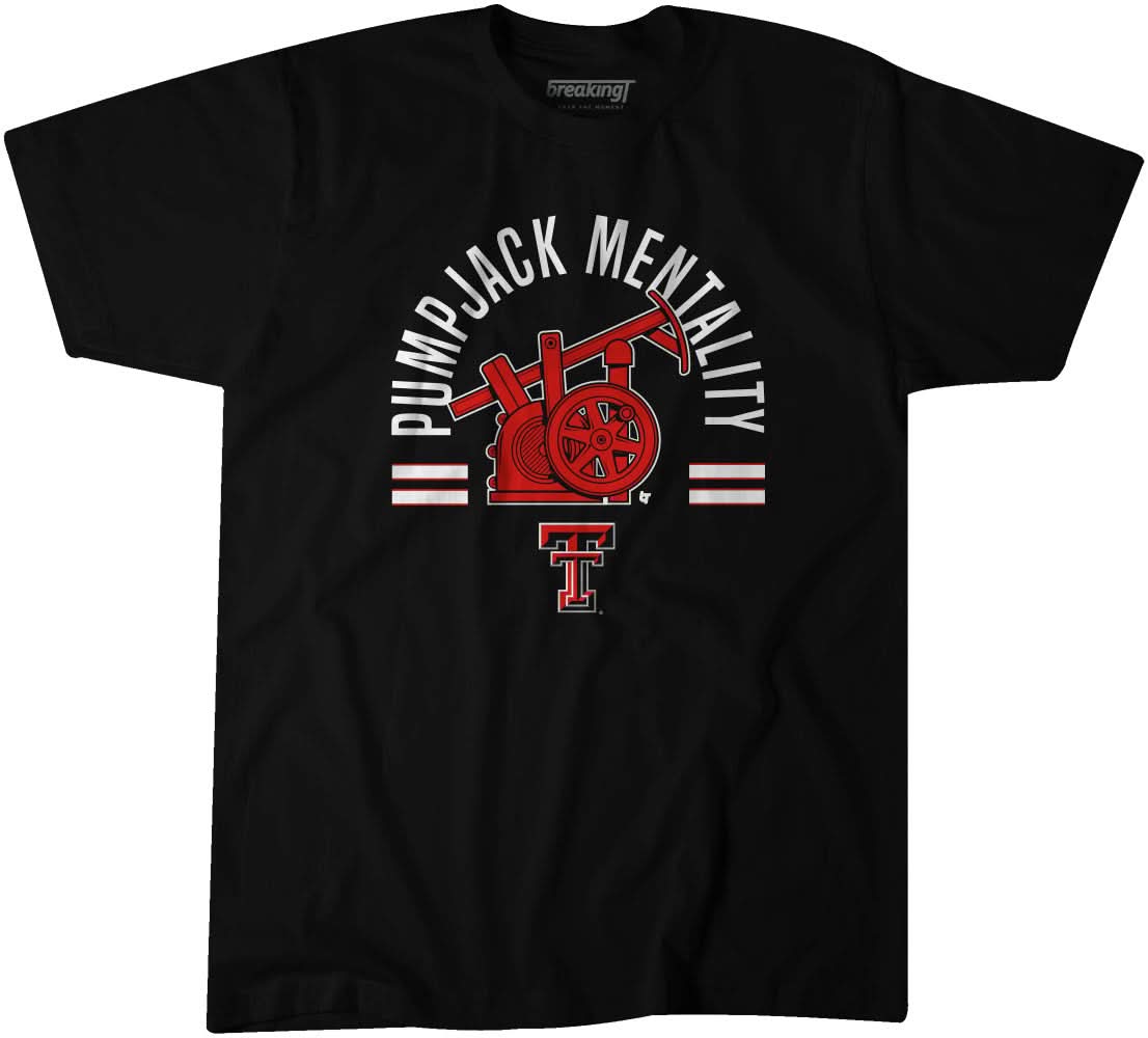 Pumpjack Mentality Shirt + Hoodie - Texas Tech Licensed - BreakingT
