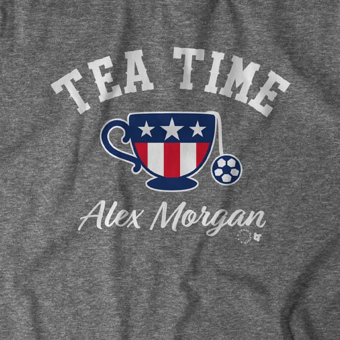 Alex Morgan Shirt - Tea Time, USWNT Players Association - BreakingT