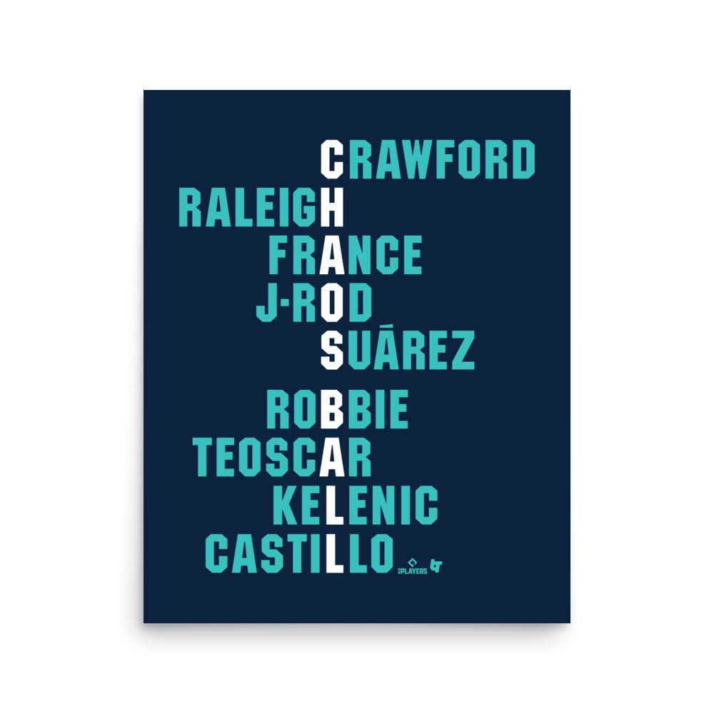 Chaos Ball Names Art Print - MLBPA - BreakingT